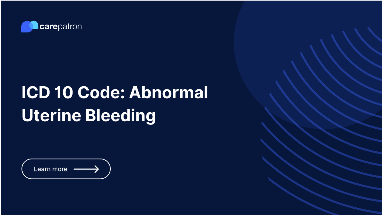 Abnormal Uterine Bleeding ICD 10 CM Codes 2023